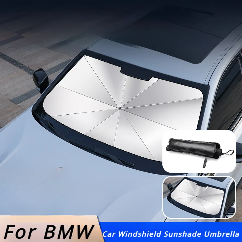 For BMW 2 3 5 Series X3 X4 X5 X6 Car Windshield Sunshade Umbrella Anti ...