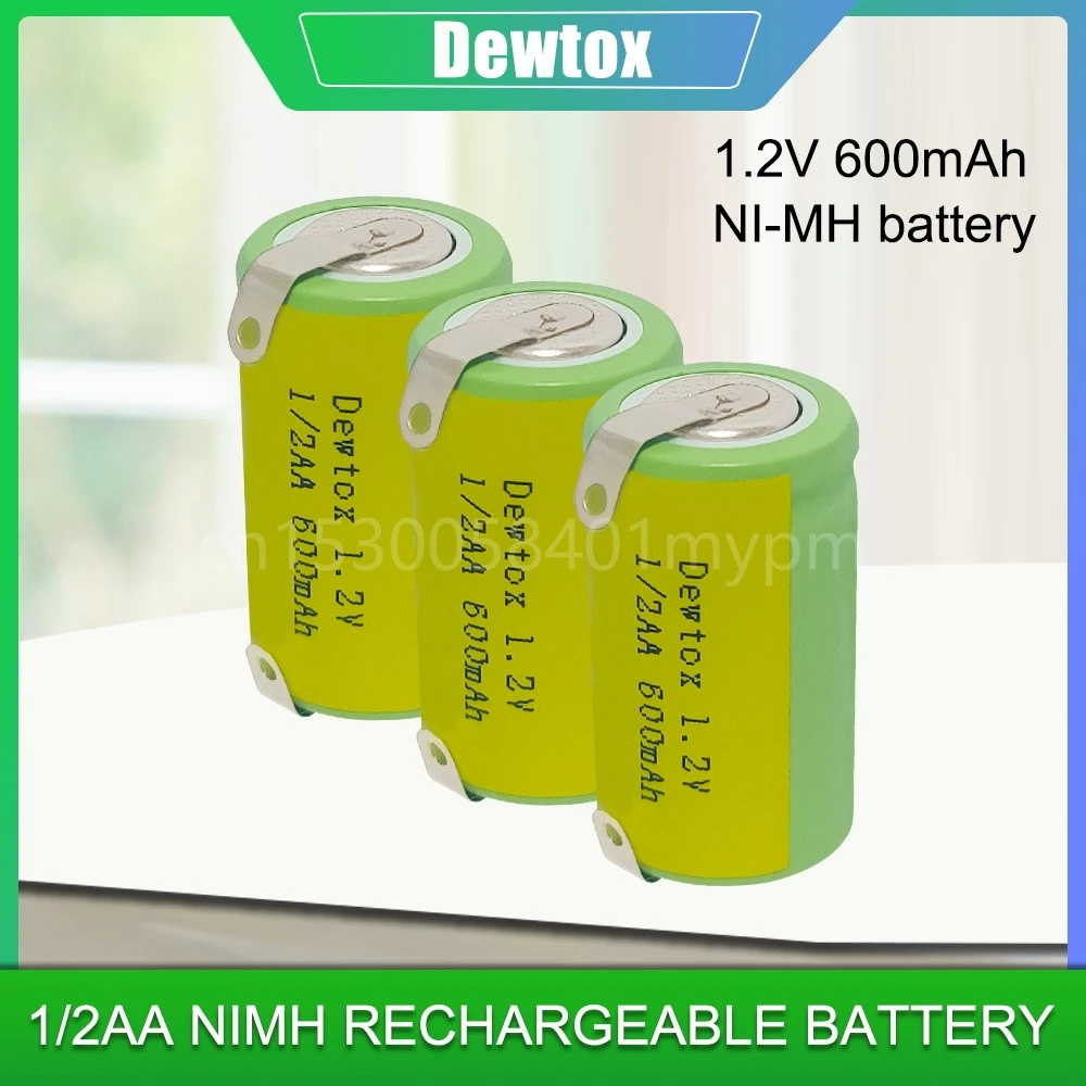 1-2V-1-2AA-Rechargeable-battery-600mAh-1-2-AA-Ni-MH-cell-with-welding ...