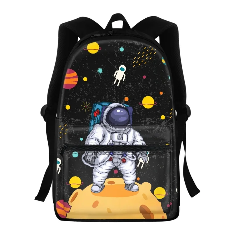 Fashion-Outer-Space-Astronauts-Print-Backpack-Teenager-Boys-Girls ...