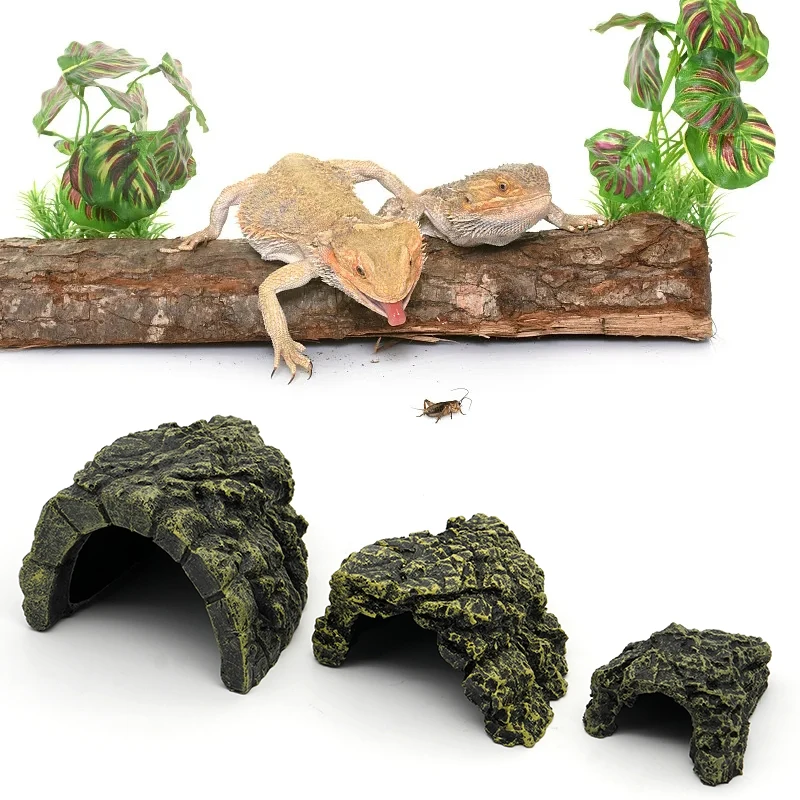 Reptile-Hiding-Cave-Lizard-Snake-Turtle-Hide-Rest-Cave-Reptiles-Basking ...