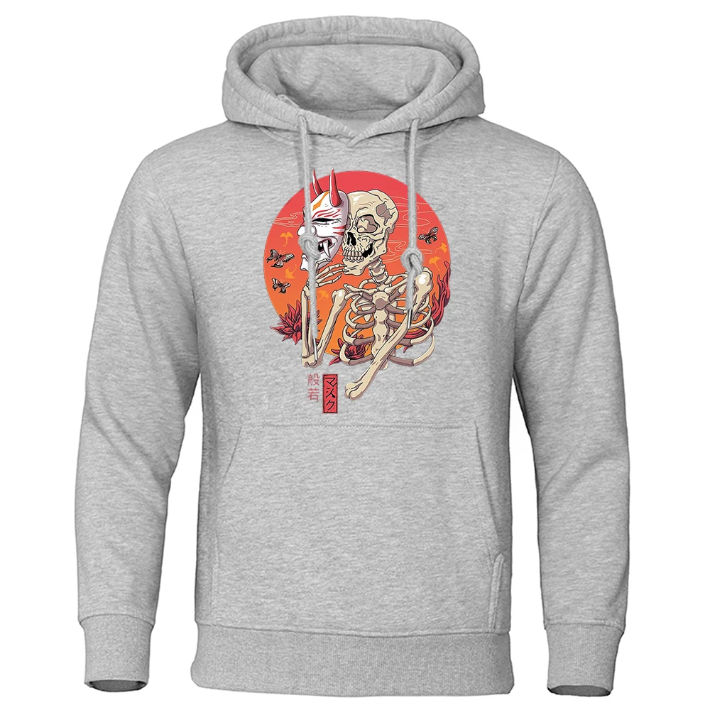 Sudadera-con-capucha-Harajuku-Ukiyo-E-Style-Hannya-Skeleton-Yokai-para ...