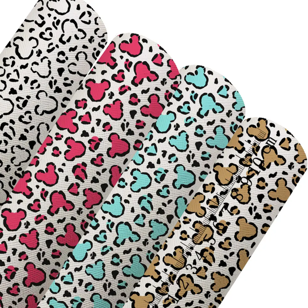 20-134cm-roll-Mickey-Mouse-Minnie-mouse-cartoon-print-faux-synthetic ...