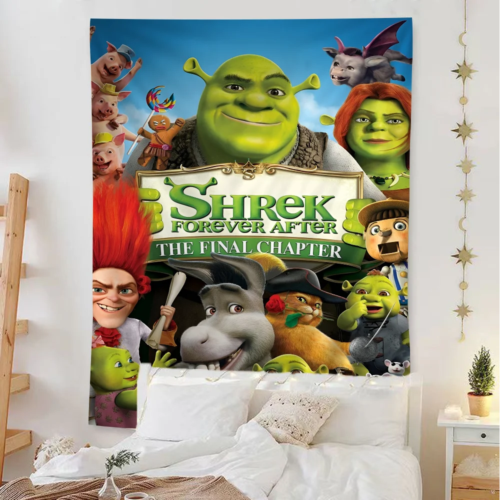 Cartoon-Funny-S-Shrek-Hanging-Bohemian-Tapestry-Bohemian-Wall ...