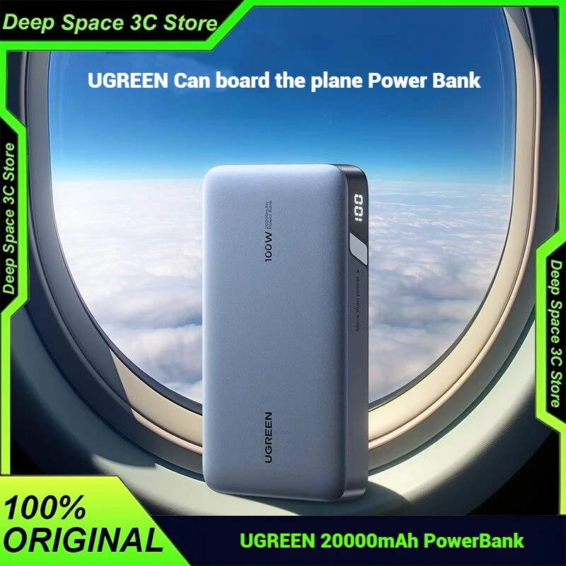 UGREEN 20000mAh High Power PowerBank 100W Large Capacity Fast Charging ...