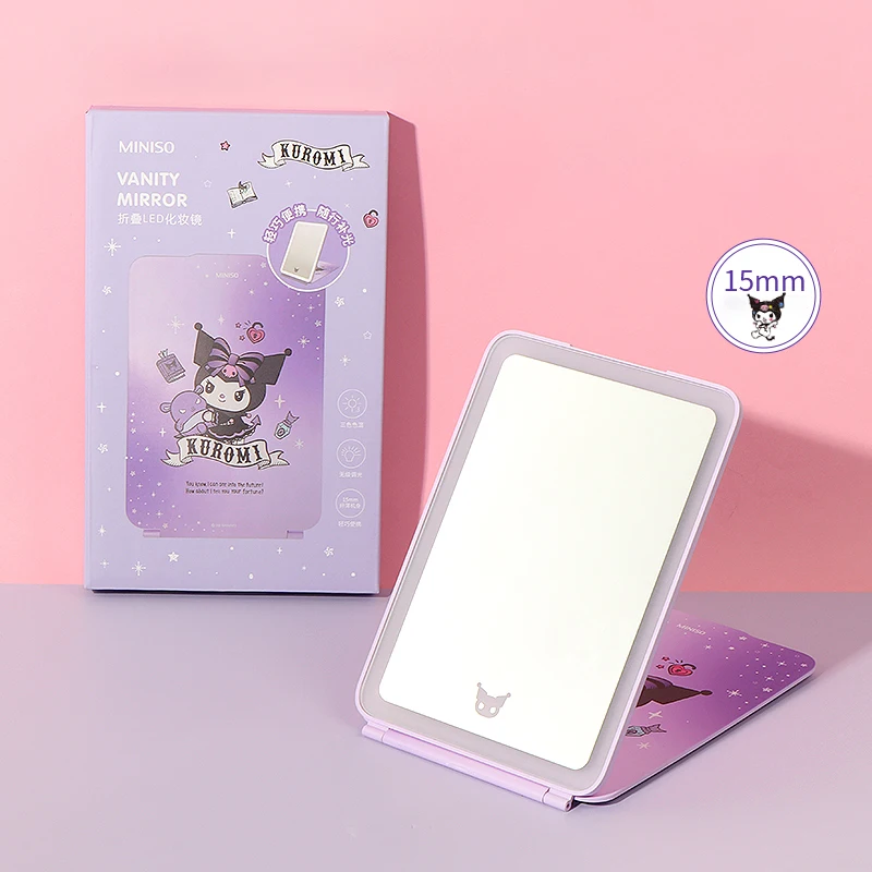 Sanrio-Kuromi-LED-Makeup-Mirror-Vanity-Cosmetic-Mirrors-Kawaii-Girl ...