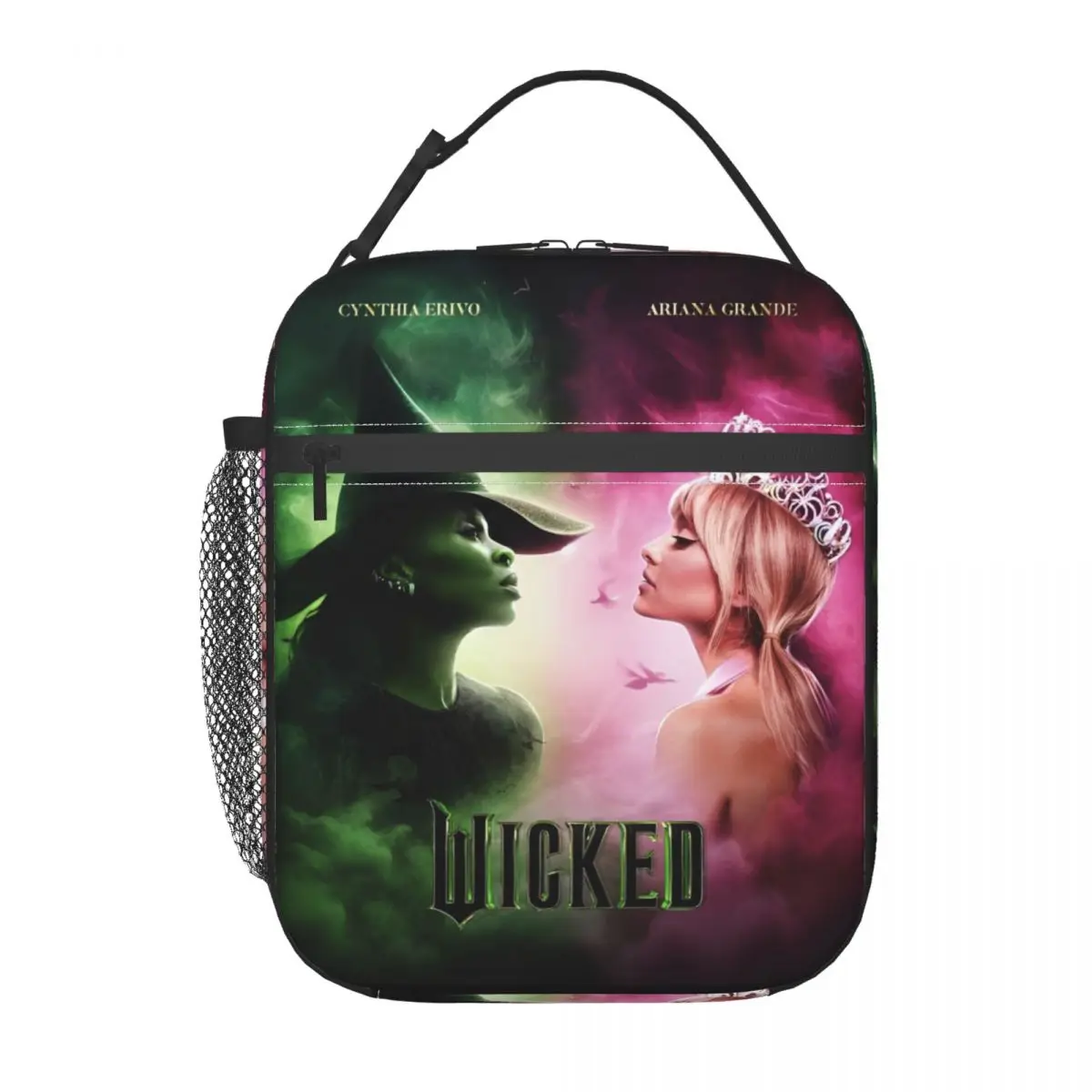 Insulated Lunch Bag Wicked Elphaba & Glinda Tonal Product Magic Movie ...