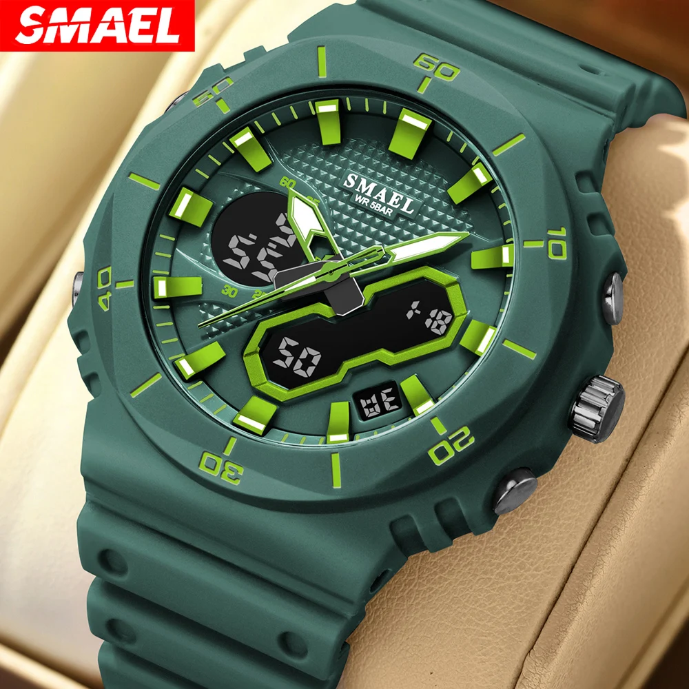 SMAEL Brand Luxury Mens Quartz Watches Waterproof Men Military Sport ...