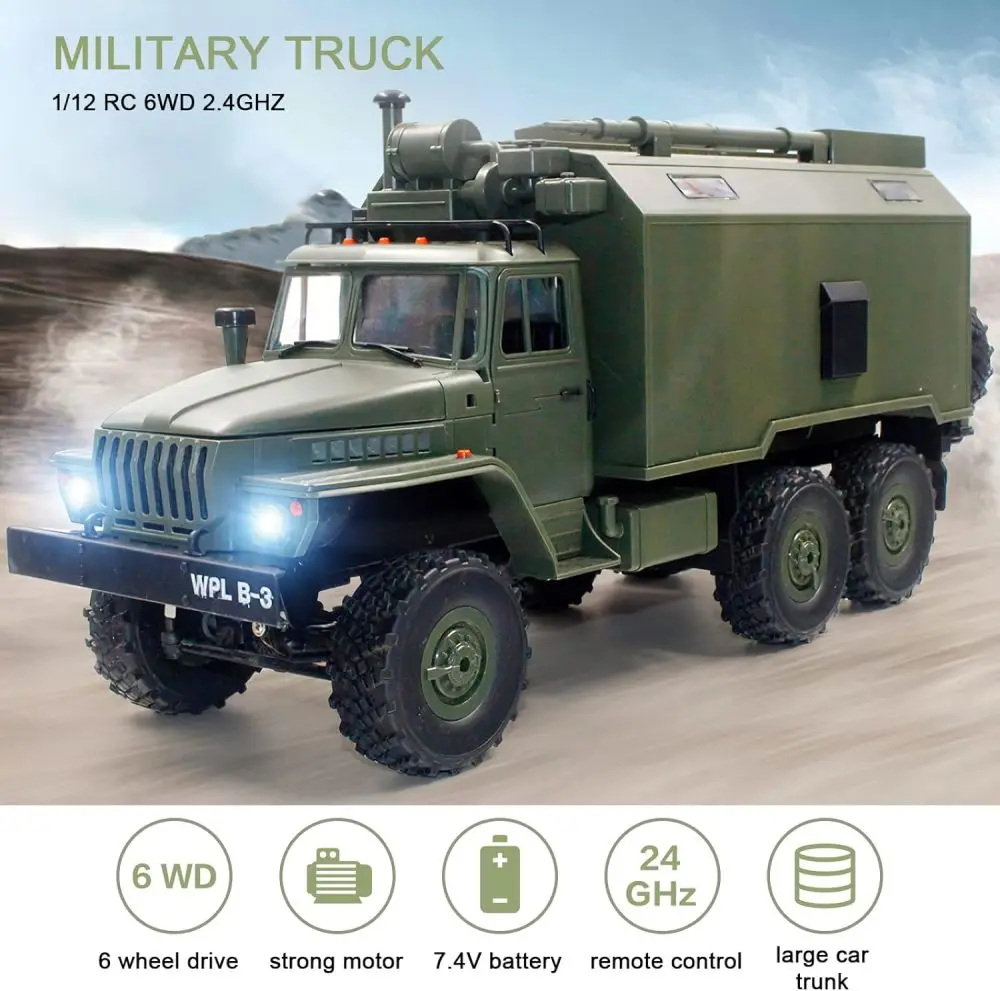 1-16-Scale-RC-Truck-2-4G-6WD-Remote-Control-Off-Road-Vehicle ...