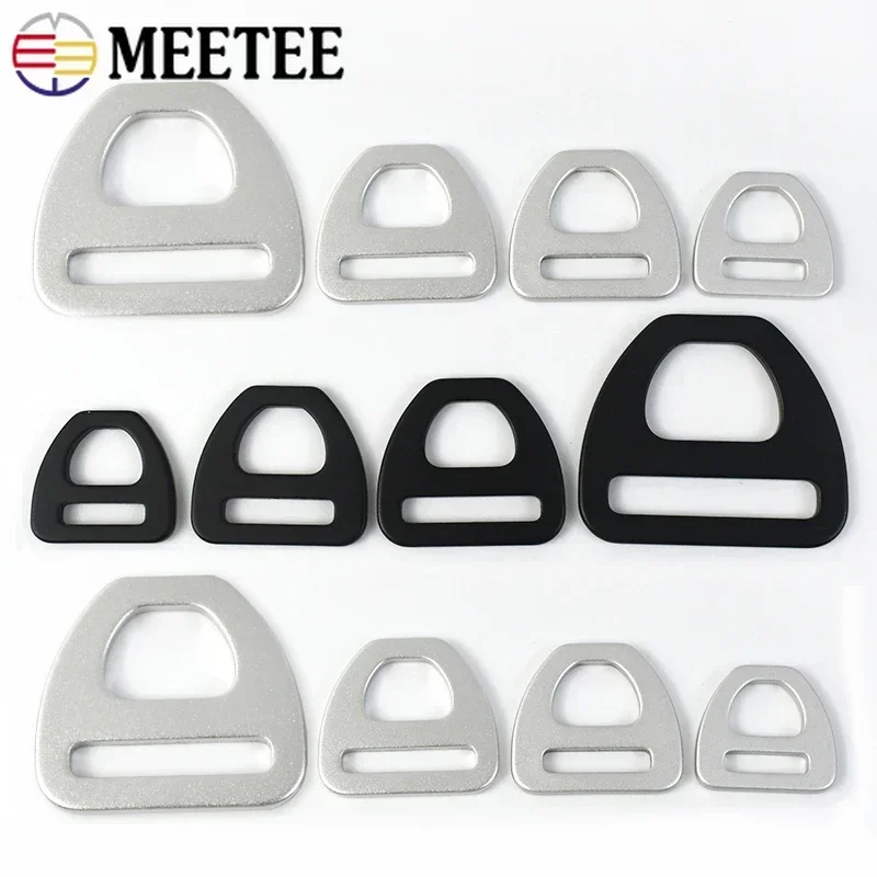 2-10Pcs Meetee 15-38mm Metal Triangle D Ring Buckles for Bag Strap ...