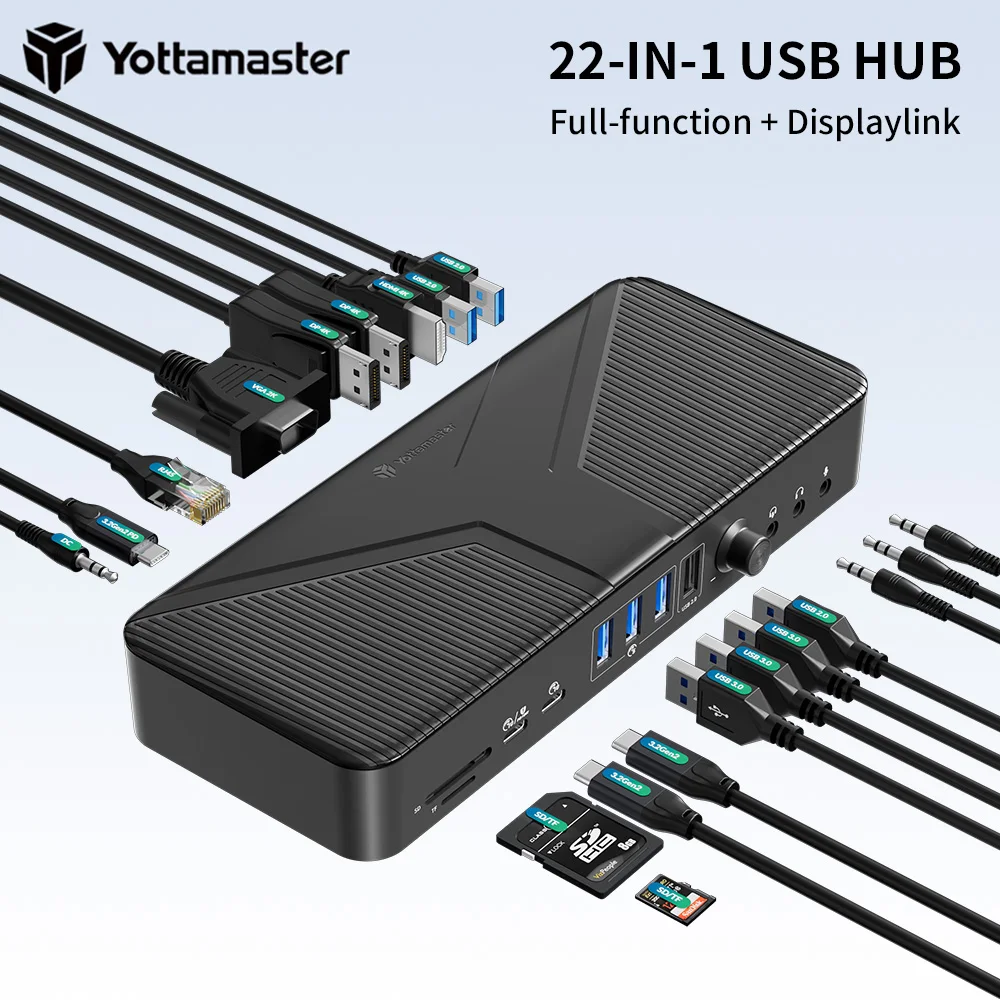 Yottamaster-22-IN-1-8K-30Hz-USB-HUB-Type-C-to-DP-HDMI-Compatible-5 ...