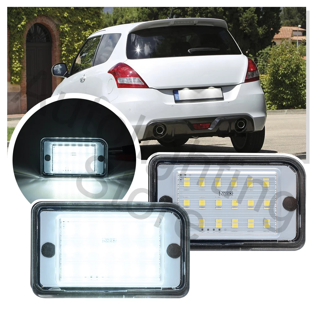 2PCS-Led-License-Number-Plate-Light-Lamp-For-Suzuki-Swift-2011-2012 ...