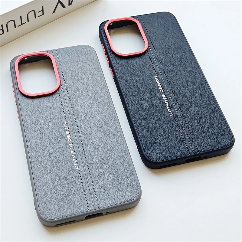 Light Luxury Leather Case For OnePlus 15R Case Silicone Hard Back Cover ...