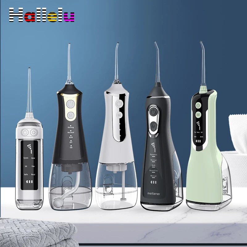 Oral Irrigator Protable Water Flosser Teeth Whitening Dental Jet Pick ...