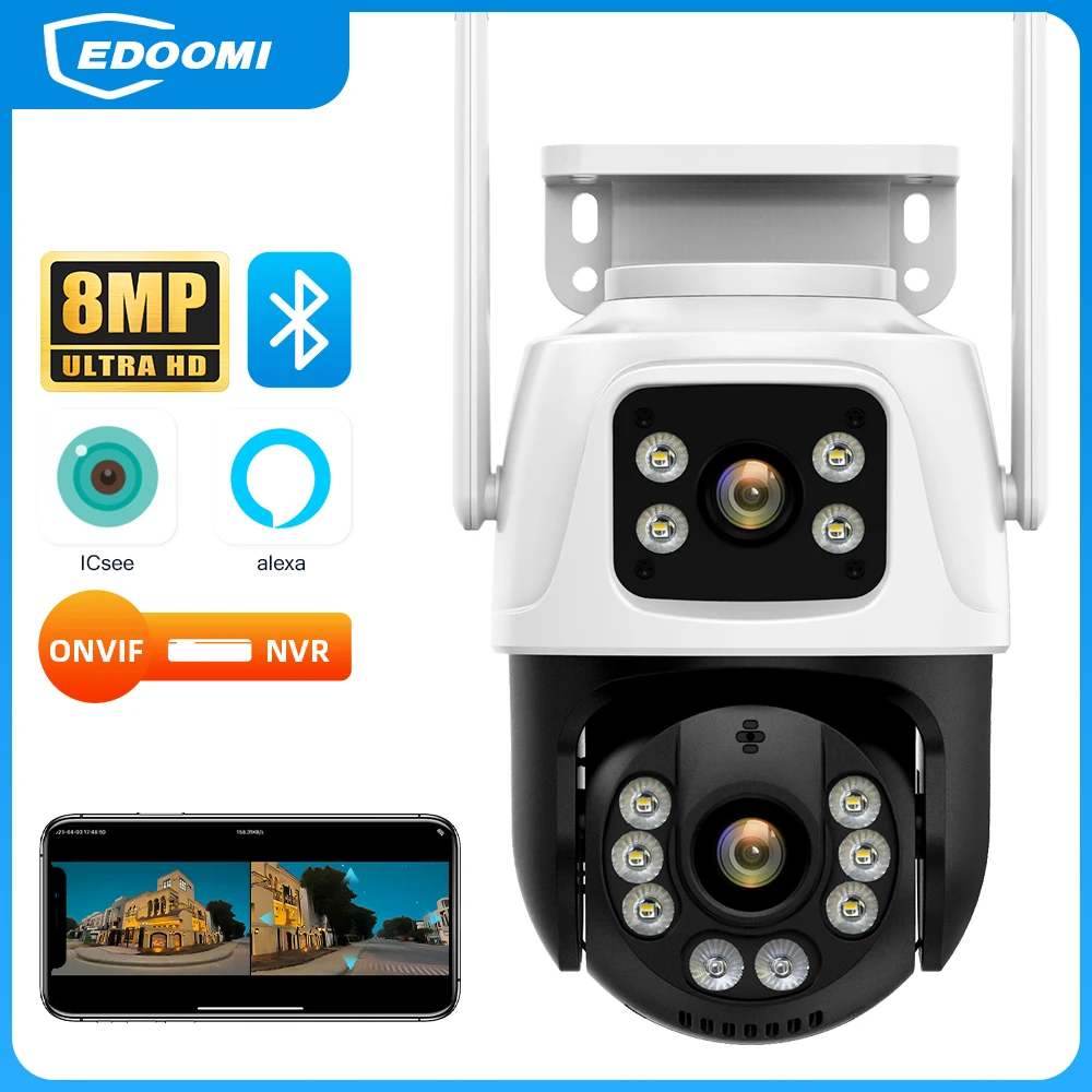 Dual-Lens-360-6MP-Wifi-Camera-Waterproof-Security-Protection-8MP-4K ...