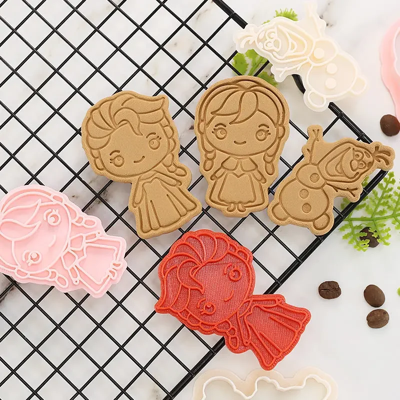 Anime-Disney-Frozen-Biscuit-Mold-Cartoon-Elsa-Anna-Olaf-Dessert-Cookie ...