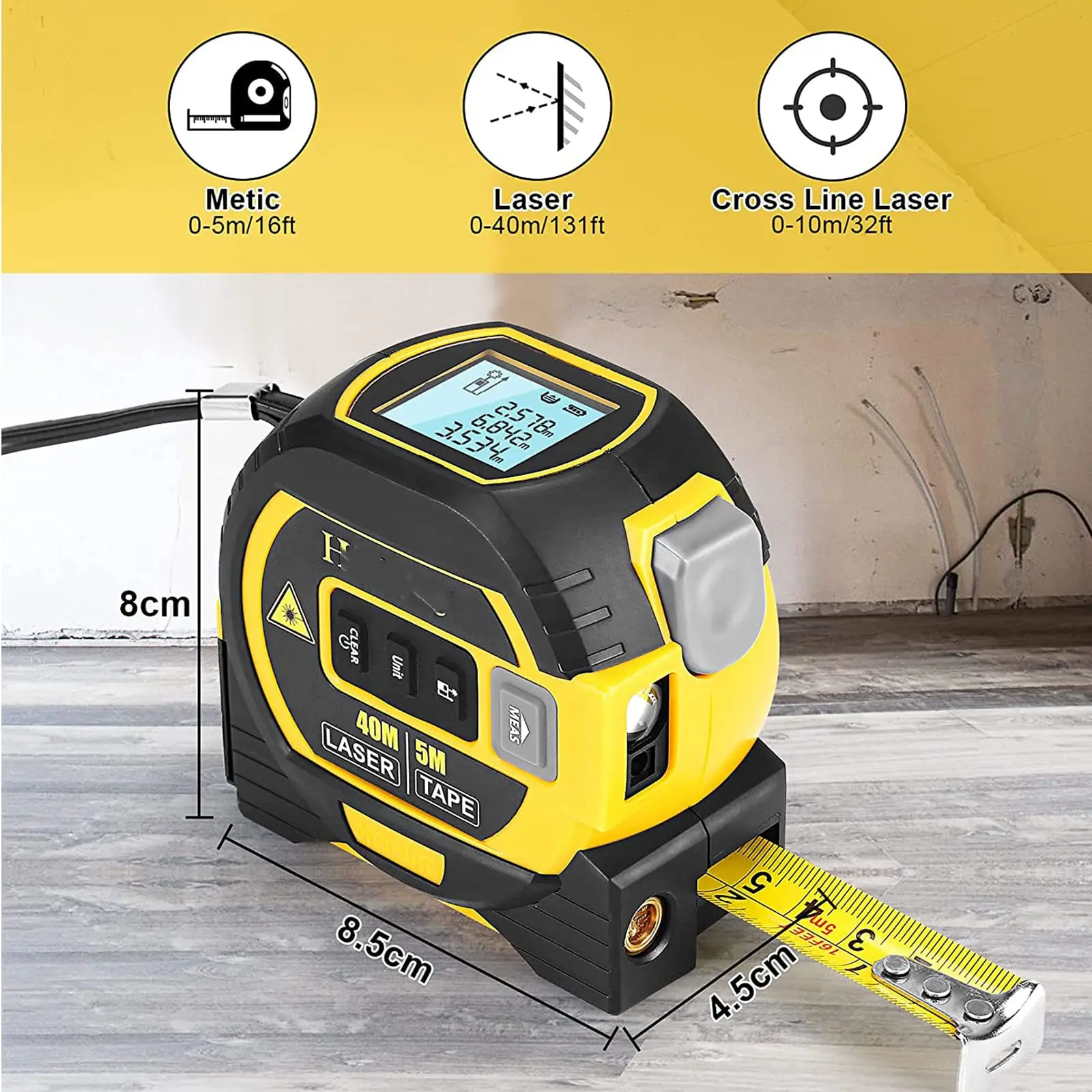 3in1-Laser-Rangefinder-Tape-Measure-3-in-1-Digital-Distance-Meters-with ...