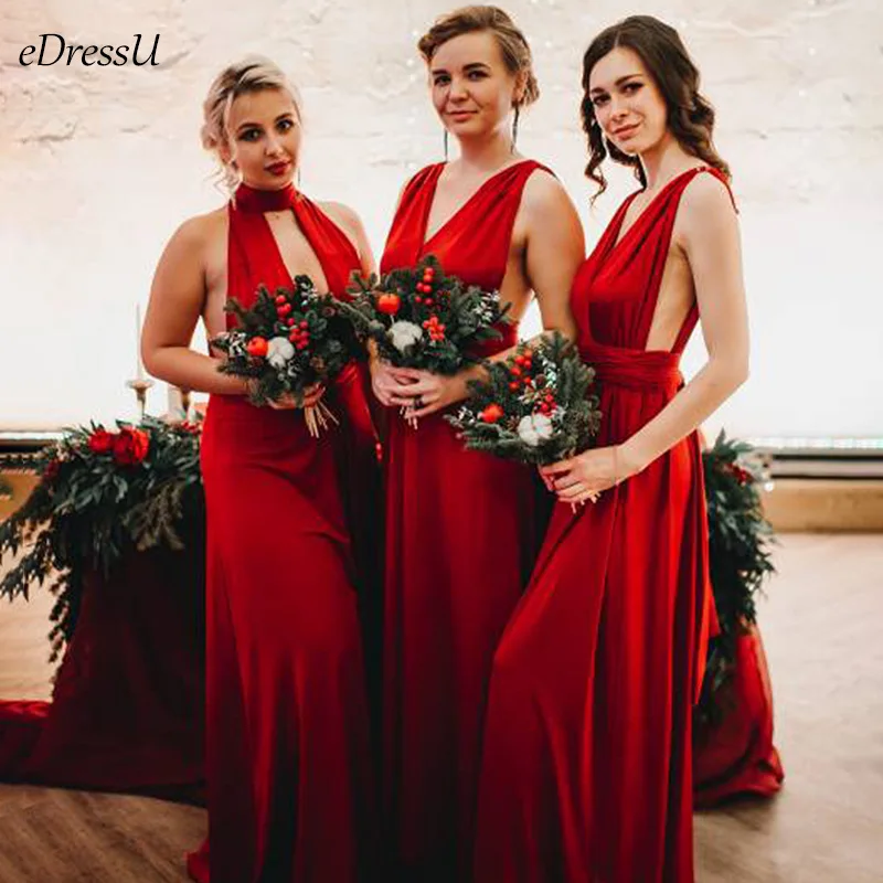 Sexy Red Bridesmaids Dresses