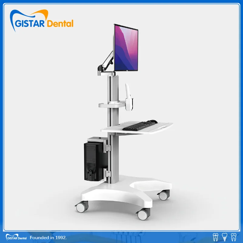 GISTAR-Medical-Trolley-Dental-Lab-Equipment-Silent-Wheel-Oral-Scanner ...