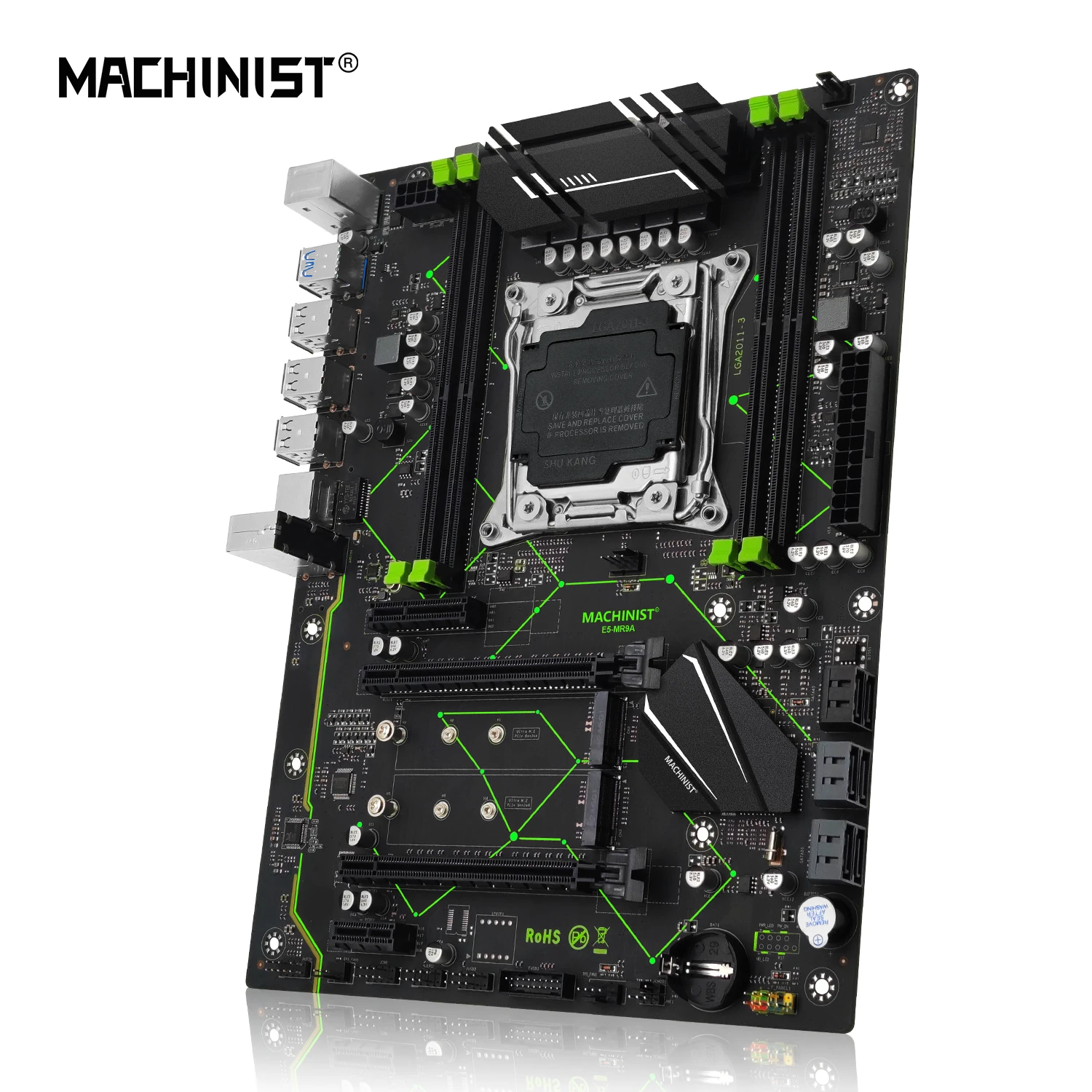 MACHINIST MR9A V1.0 LGA 2011 3 X99 Motherboard Support Xeon E5 V3/V4 ...