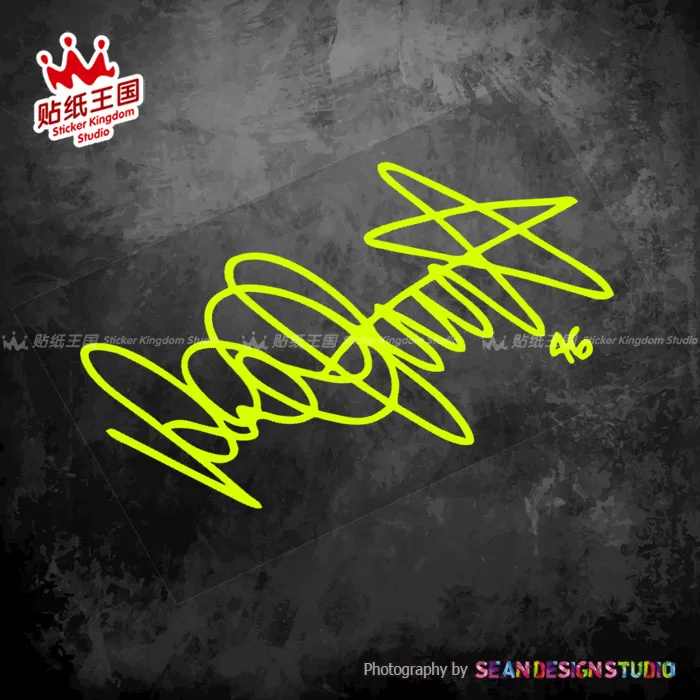 For-GP-YAMAHA-Team-46-Signature-Decals-Motorcycle-Motorbike-Reflective ...