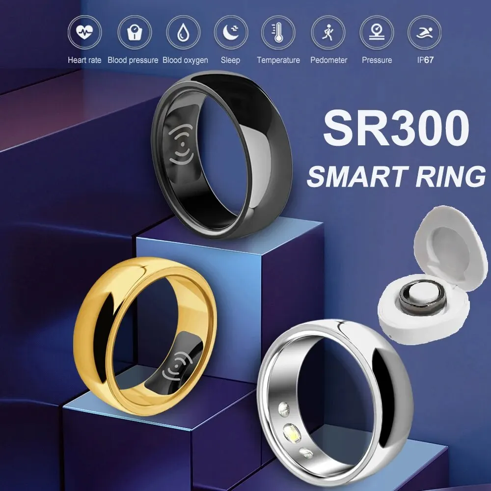 Multilingual-Fitness-Tracker-Rings-Smart-Ring-Freq-ncia-Card-aca-Press ...