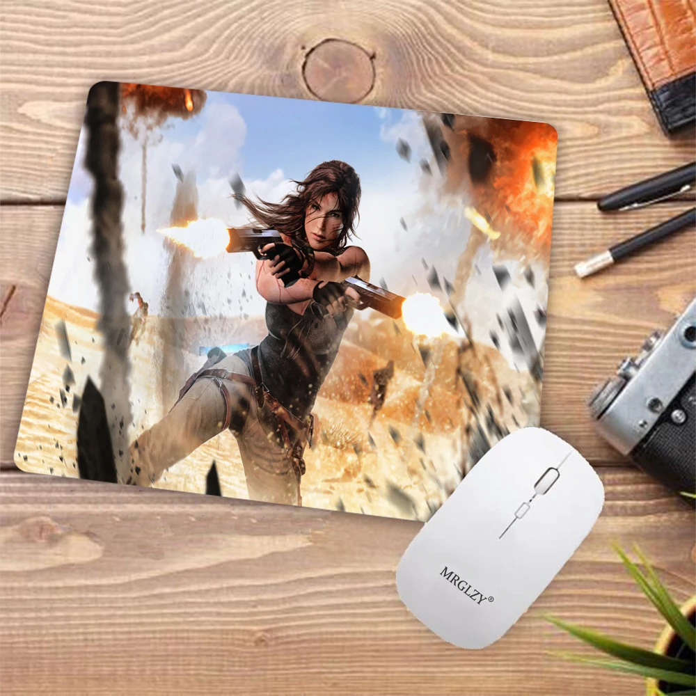 Mouse Mats Tomb Raider Lara Croft Play Mats Desktop Laptop Accessories ...