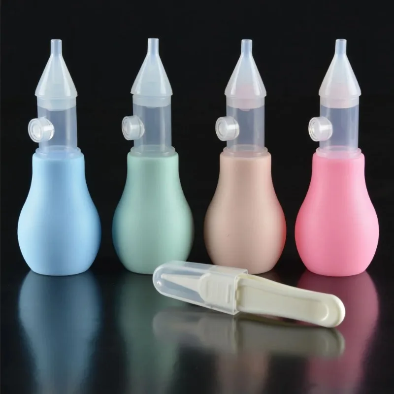 New Baby Hand Pump Nasal Cleaner Antiretrograde Liquid Silicone ...