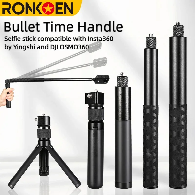 Ronkoen 0.7M 1.2M 1.5M Selfie Stick Monopod Extendable tripod With 1/4 ...