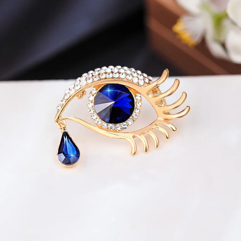 Blue-Big-Eye-Brooch-Pin-for-Women-Exquisite-Fashion-Party-Jewelry ...