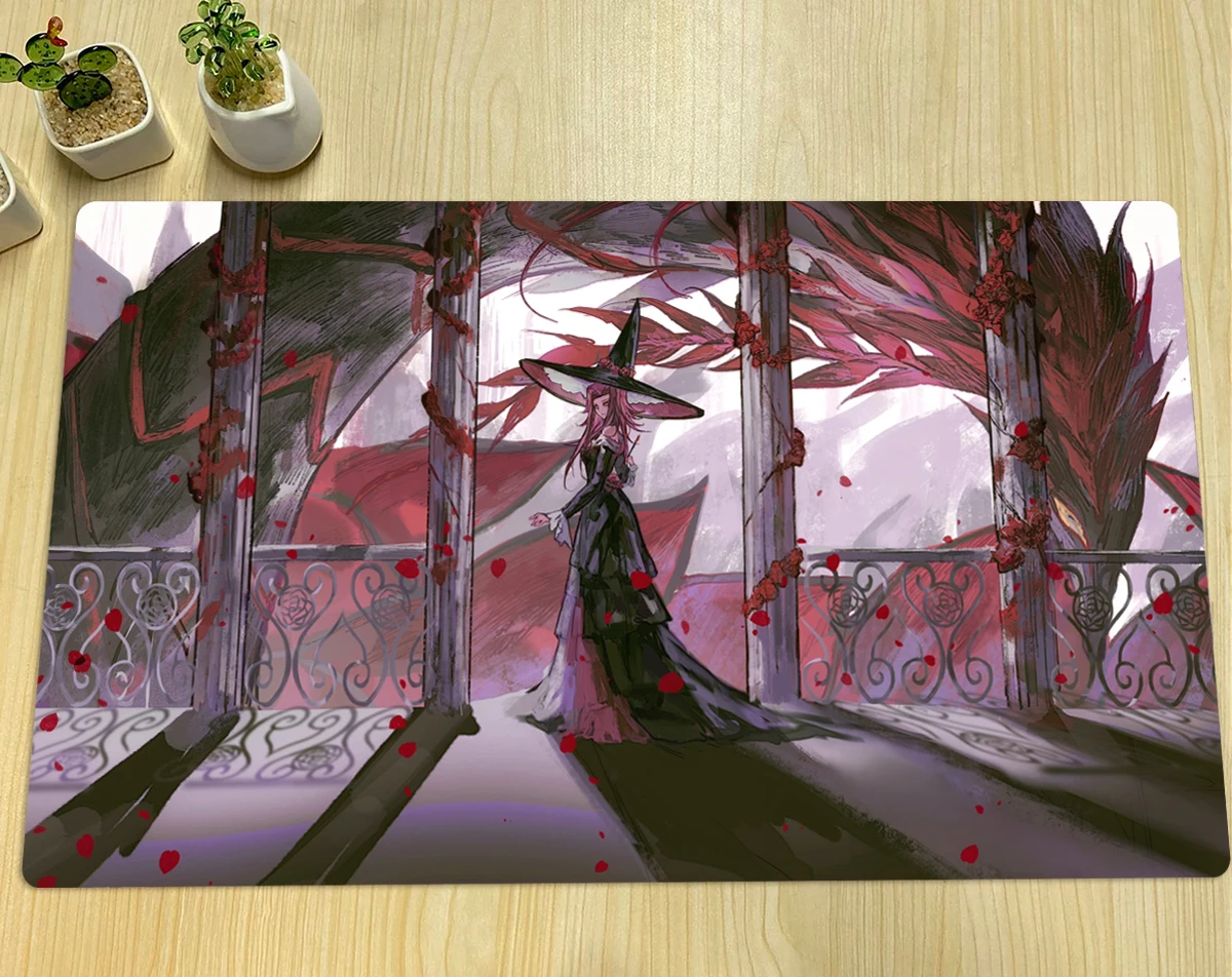 YuGiOh-Playmat-Akiza-Izinski-Black-Rose-Dragon-TCG-CCG-Mat-Board-Game ...