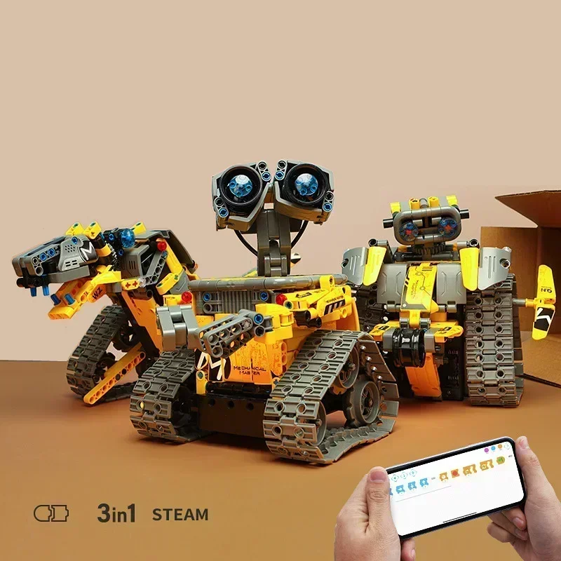 Miniso-Wall-E-Robot-Brick-Space-Droid-Model-Building-Toys-APP-RC ...