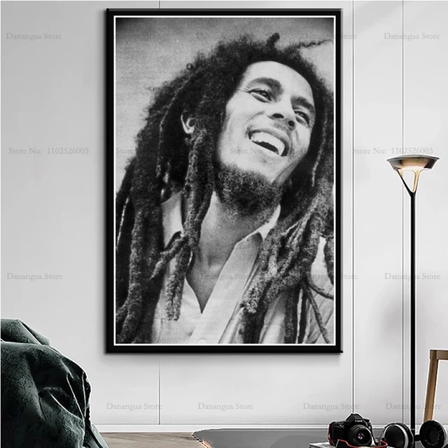 Bob Marley Black And White Poster