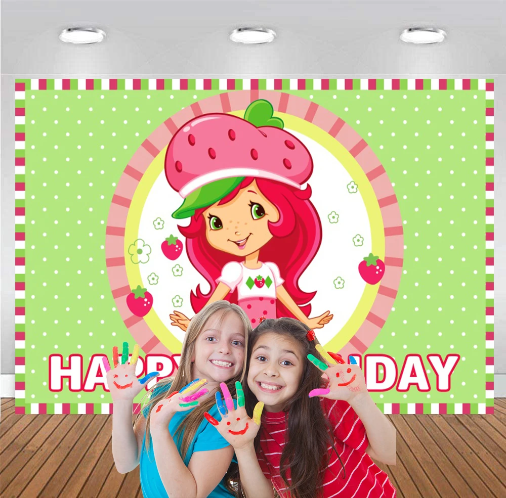Strawberry Shortcake Backdrop