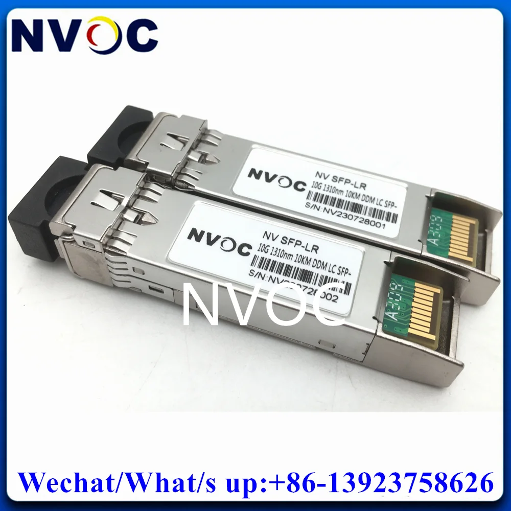 10Pcs-10G-LR-LC-Duplex-SFP-Transceiver-Module-1310nm-10KM-Single-Mode ...