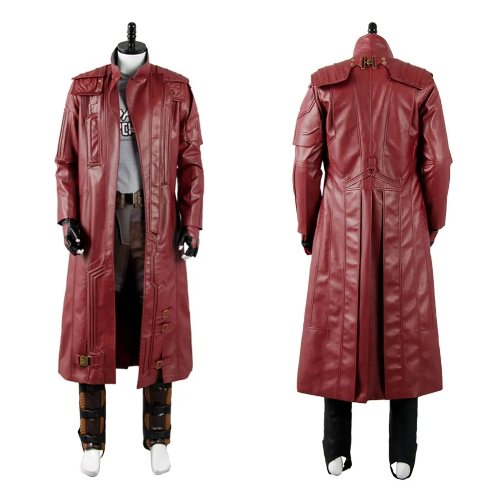 Star-Lord-Cosplay-Costume-Coat-Adult-Peter-Quill-Lord-Long-Leather ...