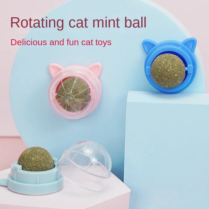 Pet-Cat-Toy-Cat-Face-Shaped-Catnip-Wall-Ball-Healthy-Teeth-Cleaning-To ...