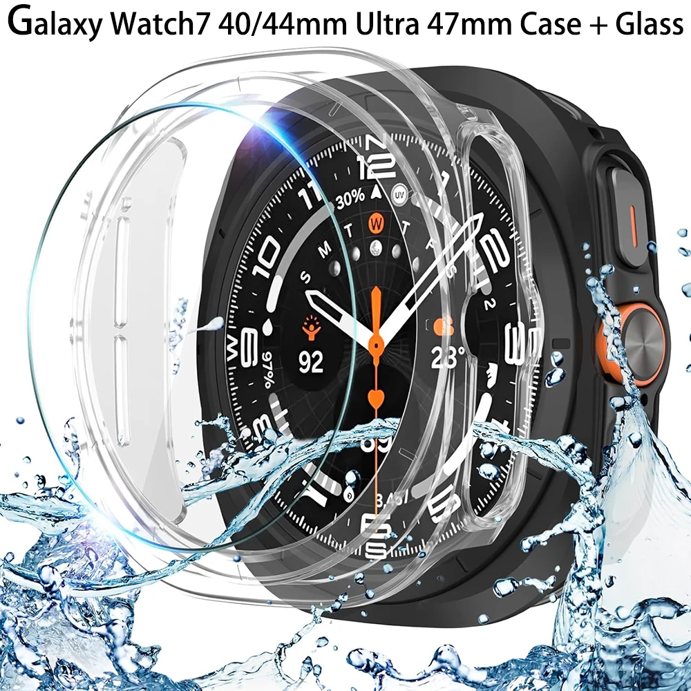 Tempered-Glass-Case-for-Samsung-Galaxy-Watch-7-Ultra-47mm-Watch7-40mm ...