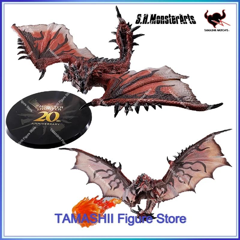 Original-BANDAI-S-H-MonsterArts-SHM-Rathalos-20th-Anniversary-Edition ...