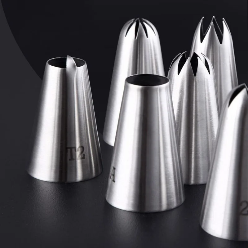 Lcing-Piping-Pastry-Nozzles-For-Cream-Confectionery-Tips-Rose-Nozzle ...