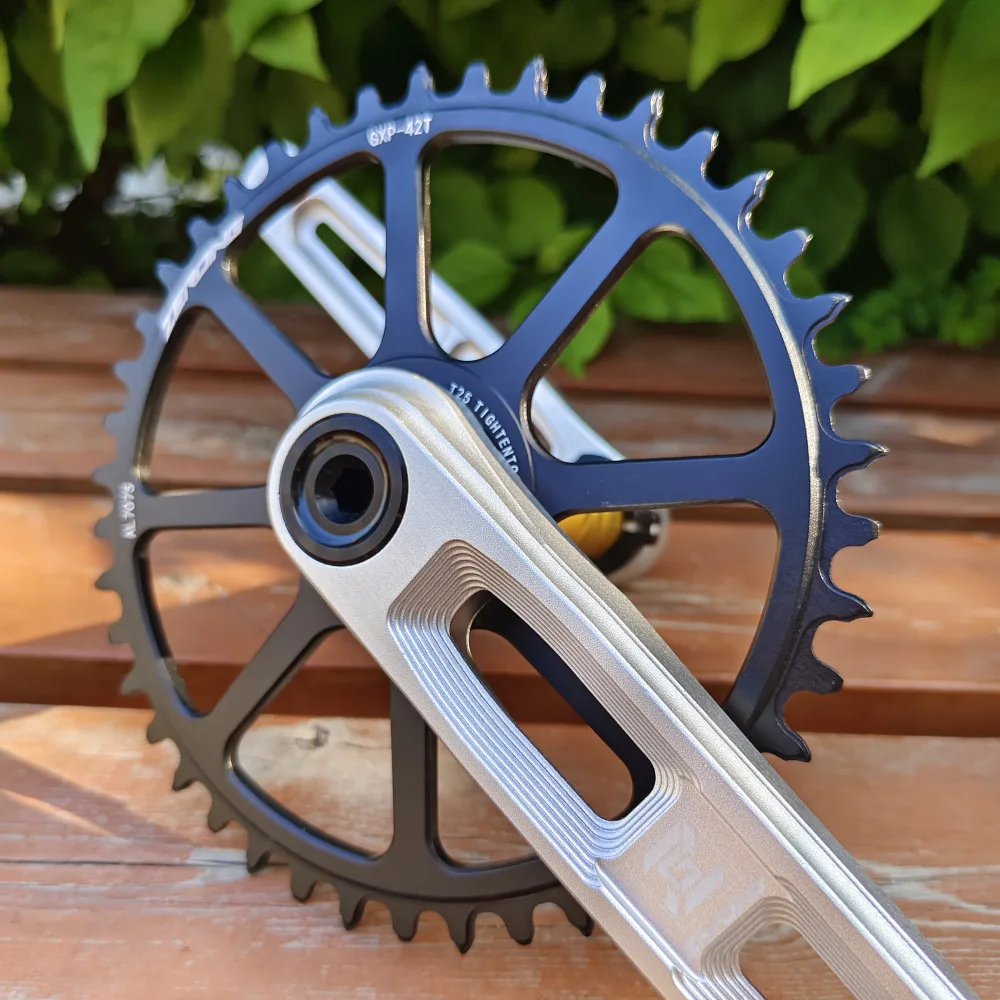 G719 Road Bike Crank Teeth Tray Set Aluminium Alloy Hollow Body GXP ...