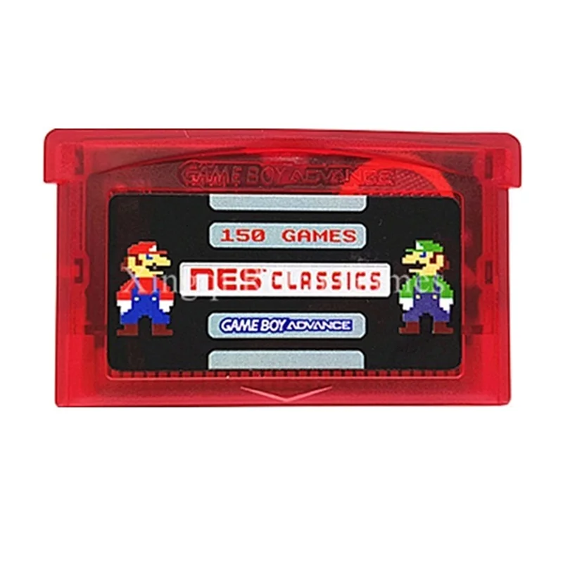 Super 150 in 1 Compilation GBA Video Game Cartridge 32 Bit Console ...