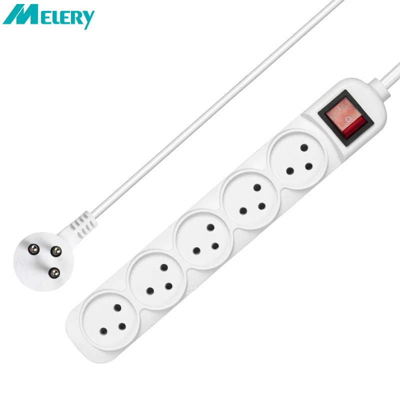 Power Strip Israel Plug Outlets 3/4/5 Way AC Electric Switched Sockets ...