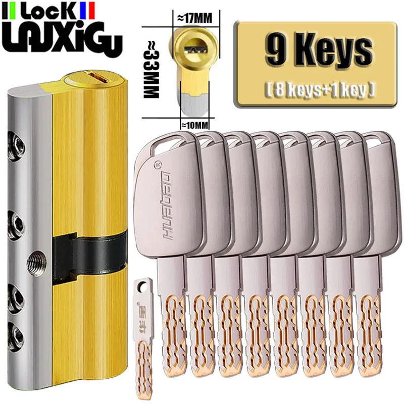 European-standard-9-keys-cylinder-Outdoor-door-locks-cylinder-locks-for ...