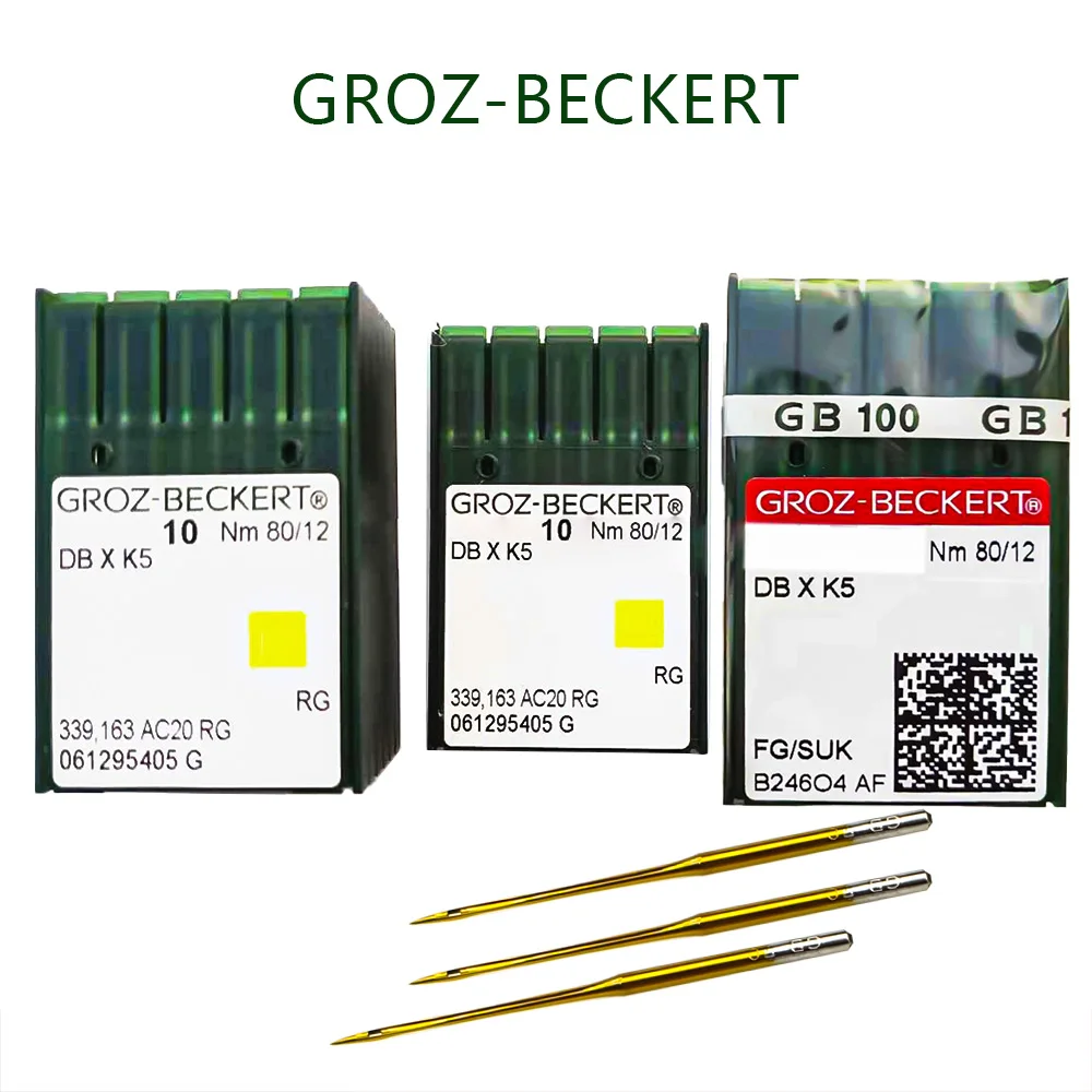 100 PCS Sewing Machine Needles GROZ-BECKERT DBXK5 SAN GEBEDUR Heat Proof Titanium Needle For ...