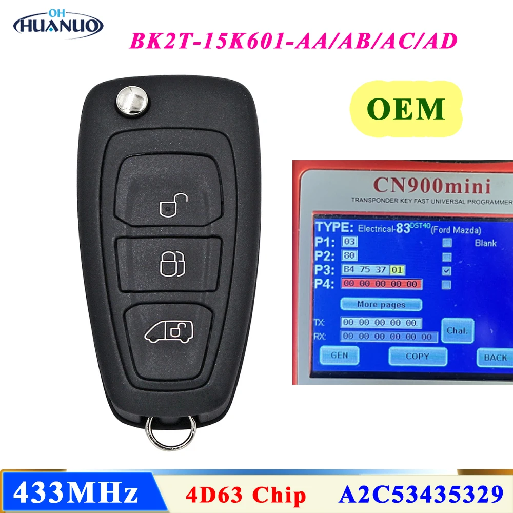 OEM/ Aftertmarket Remote Key For Ford Transit /Transit Custom Connect ...