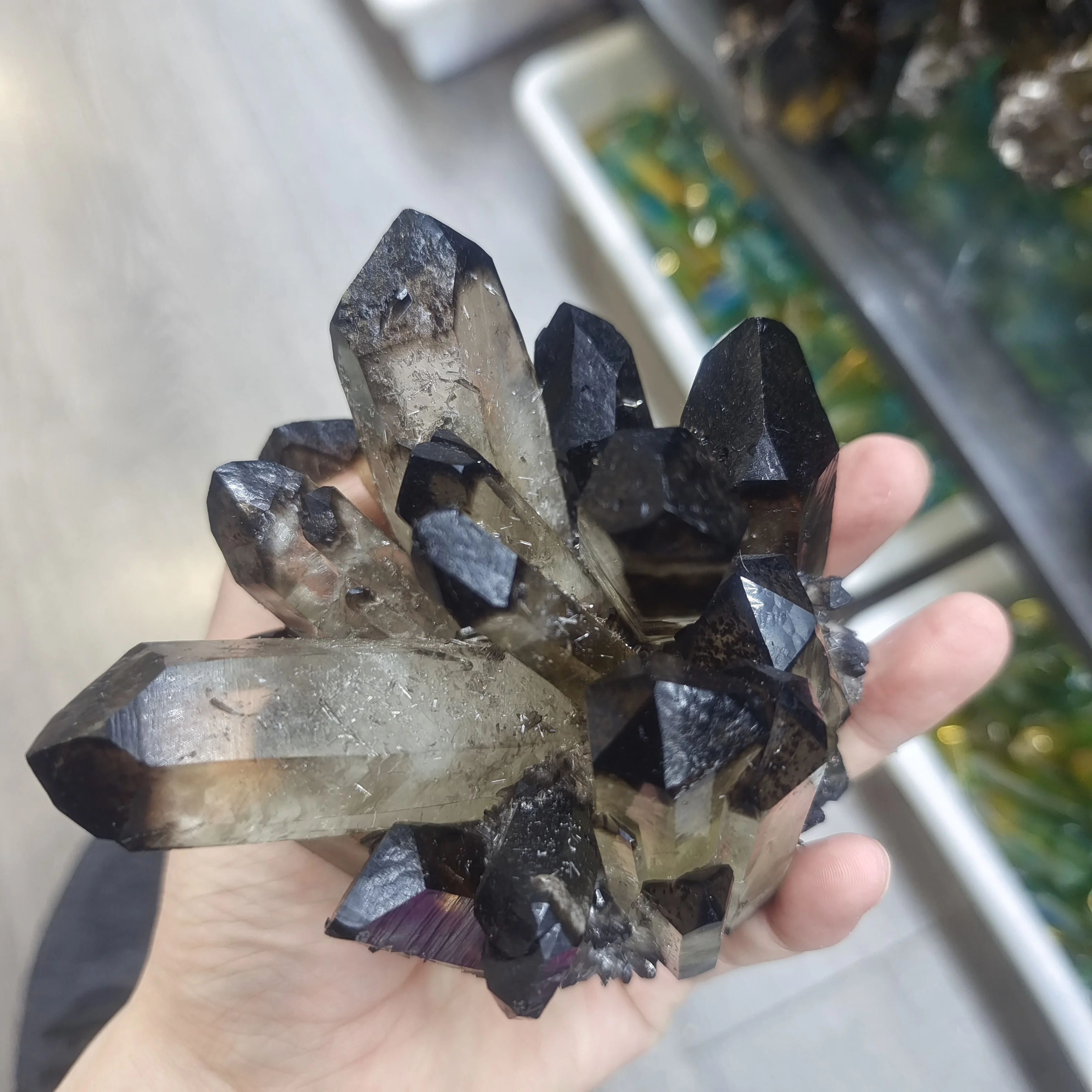 Black smokey quartz store