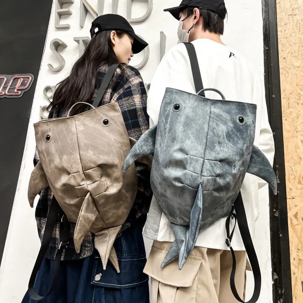 New-Large-Capacity-Animal-Whale-Shark-Shape-Backpack-Trendy-Cloth ...