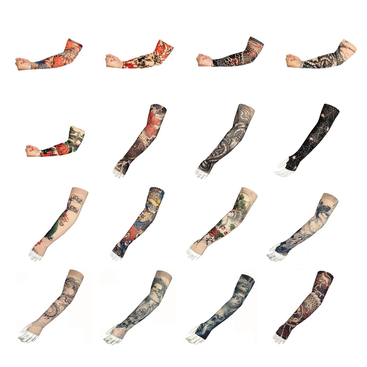 1pcs Arm Warmer Unisex Quick Dry Uv Protection Outdoor Temporary Fake ...