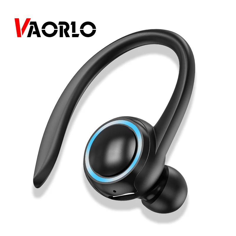 VAORLO-Bluetooth-5-2-Signle-Headphone-Ear-Hook-Earphone-With-HD-Micrphone-Touch-Control-Noise ...