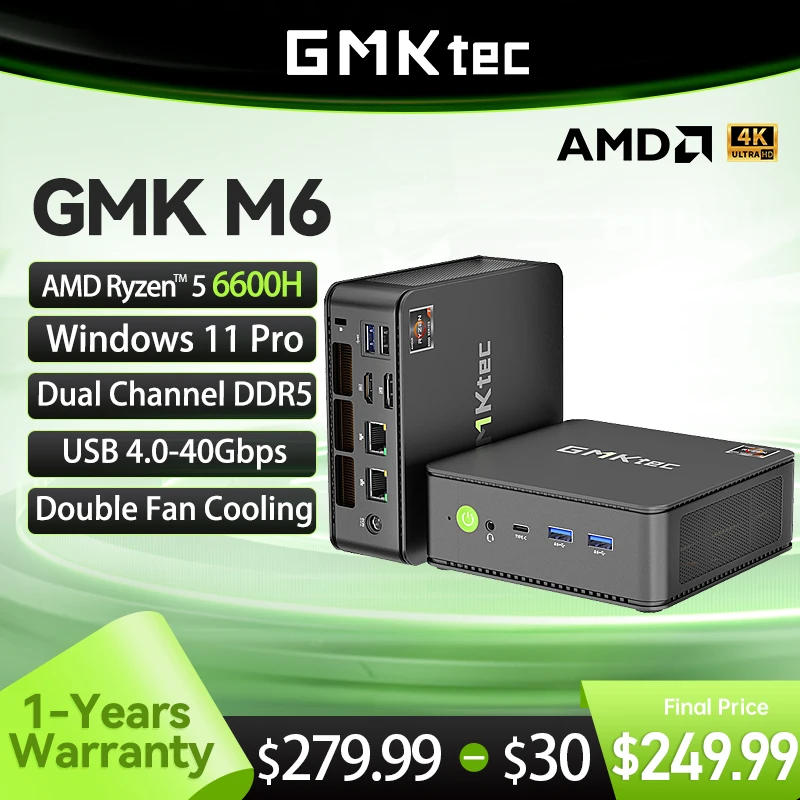 GMKtec-Mini-Pc-M6-AMD-Ryzen5-6600H-NUCBOX-AMD-Radeon-660M-Window-11-Pro ...